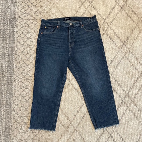 GAP | Jeans | 832 Short Gap Hight Rise Cheeky Straight Dark With ...